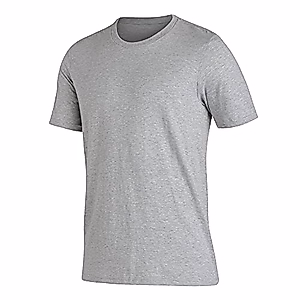 adidas Men's Amplifier Tee, Medium Grey Heather, Large