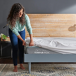Tempur-Pedic TEMPUR-Protect Waterproof Mattress Protector, Full, White