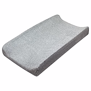 HonestBaby unisex baby Organic Cotton Changing Pad Cover and Toddler Sleepers, Gray Heather, One Size US