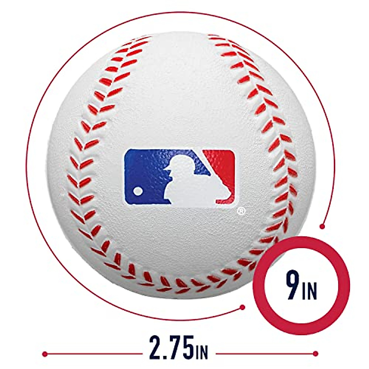 Franklin Sports MLB Adjust-A-Hit T-Ball Set Blue/Red, 5 - 18 years includes Tee, Ball, & Bat