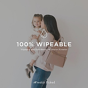 Freshly Picked Convertible Mini Classic Diaper Bag Backpack, Fig