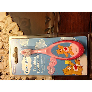 Care a Bears Teething Soft Toothbrush Pink Ages 4-24 Months