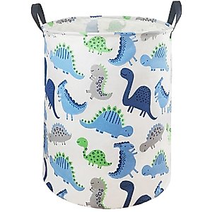 MAIZMZ Kids Hamper Storage Basket Nursery Bins Baby Gift Toy Organizer Box Laundry Basket Large Canvas Collapsible Chest for Home/Dorm/Kitchen/Pet/Closet/Shelf/Room Decor(Dinosaur)