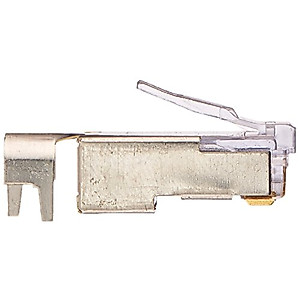 Platinum Tools 100022 EZ-RJ45 Shielded Cat5e/6 External Ground, 50-Pack