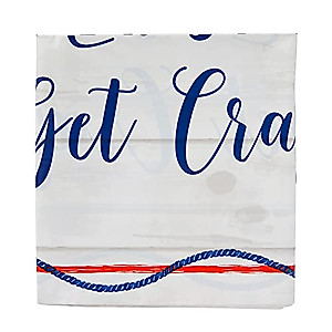 BLUE PANDA 3 Pack Crawfish Table Covers for Crawfish Party Decorations, Rectangular Tables, Party Supplies (5 x 9 Feet)