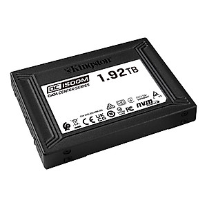 Kingston SEDC1500M-1920G 1920GB U.2 NVMe Solid State Drive Black