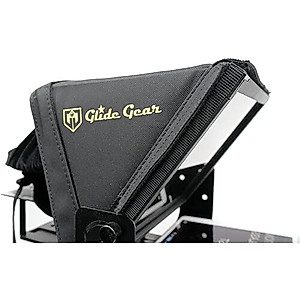 Glide Gear TMP100 Adjustable iPad/ Tablet/ Smartphone Teleprompter Beam Splitter 70/30 Glass w/ Carry Case No Plastic All Metal / No Assembly Required