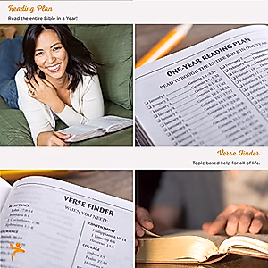 KJV Holy Bible, Giant Print Full-size Faux Leather Red Letter Edition - Thumb Index & Ribbon Marker, King James Version, Pink