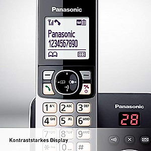 Panasonic KX TG6823 - Schnurlostelefon - Anrufbeantworter mit Rufnummernanzeige