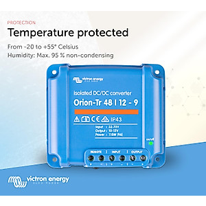 Victron Energy Orion-Tr IP43 48/12-Volt 9 amp 110-Watt Isolated DC-DC Converter