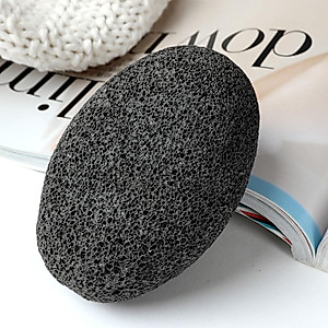 2PCS Natural Foot Pumice Stone for Feet, Borogo Lava Pedicure Tools Hard Skin Callus Remover for Feet and Hands - Remove Dead Skin, Heels, Elbows