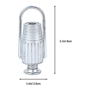 DOITOOL 2 Pcs Metal Clothesline Tightener Sunline Line Tight Grips Tools for Pulleys and Fixed Clothes Lines Household Laundry Supplies