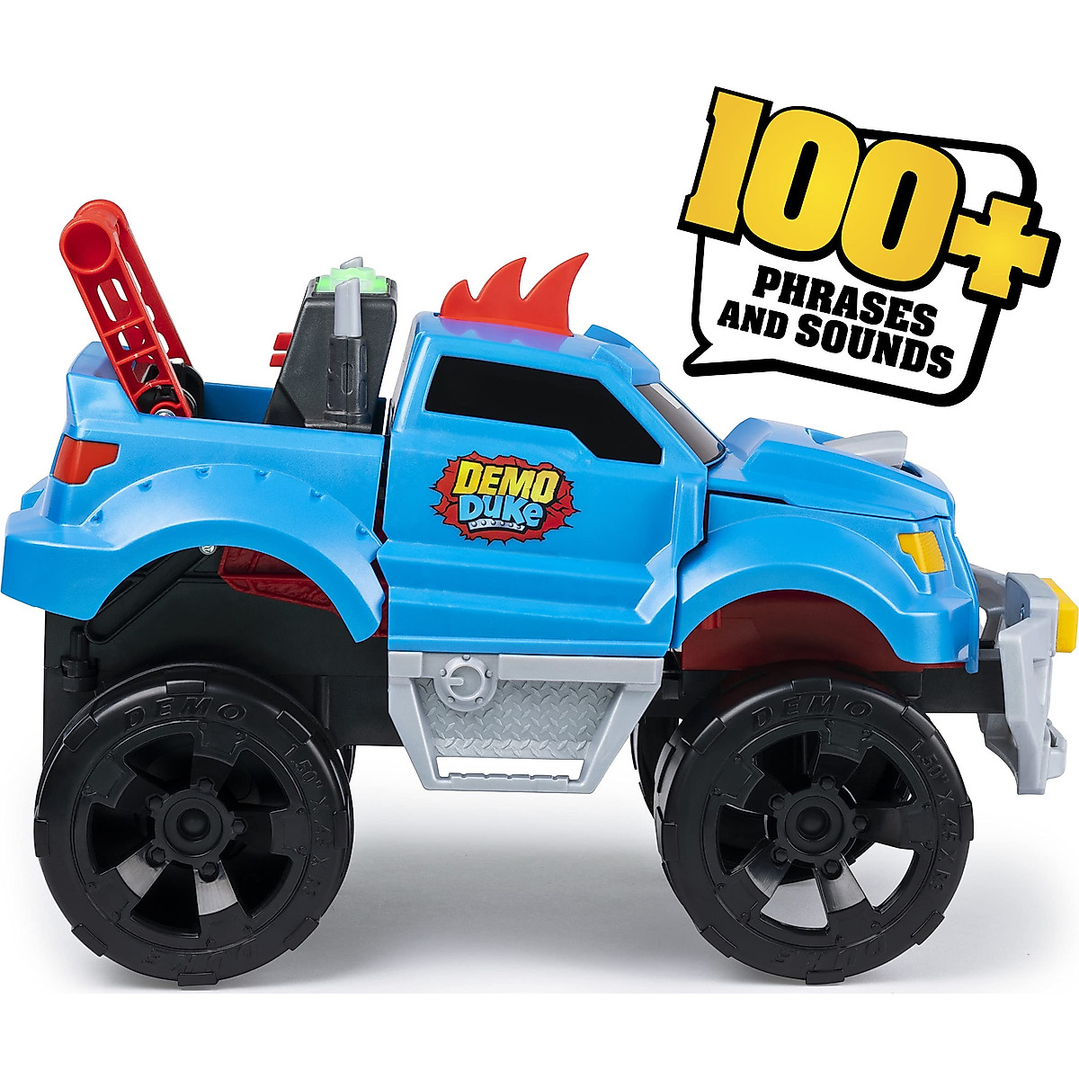 Demo Duke, Crashing and Transforming Vehicle with Over 100 Sounds and Phrases, for Kids Aged 4 and Up