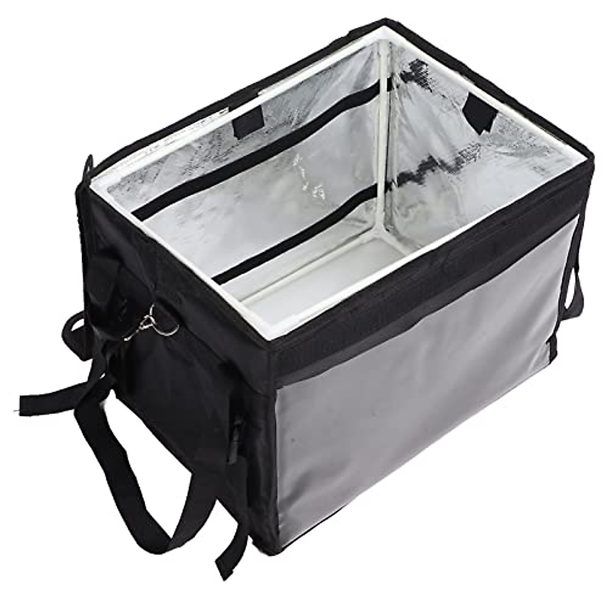 Insulated Food Delivery Bag, Waterproof Multi Layer Refrigerated Bag, Large Capacity Refrigerated Backpack with Hollow Board and Reflective Strip, Used for Camping Refrigerated Fruit and Drinks