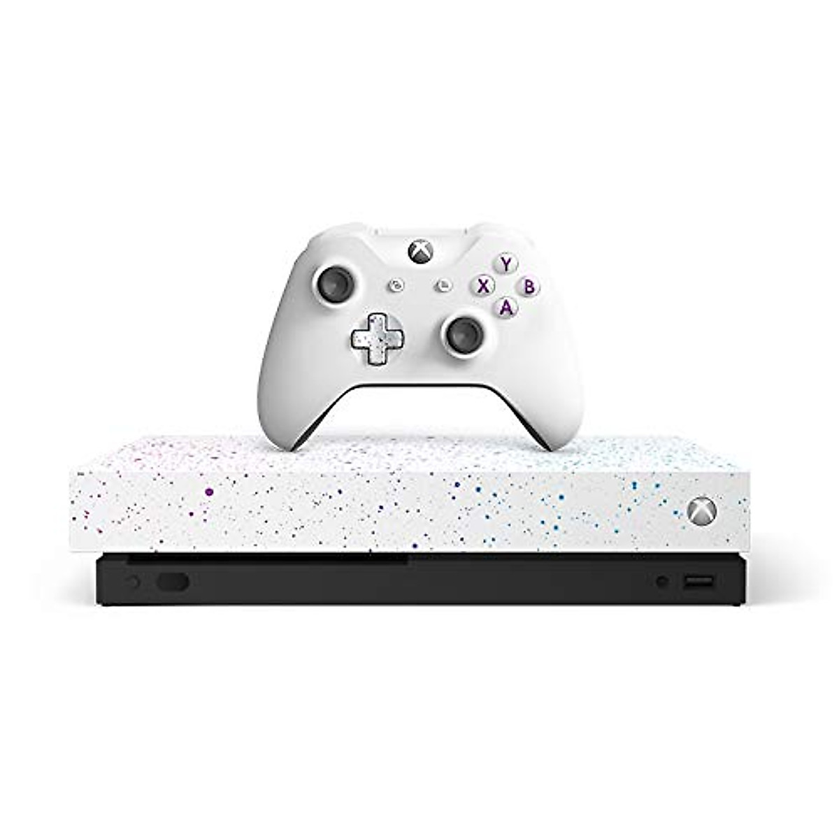 Microsoft Xbox One X 1TB SSD Enhanced NBA 2K20 Hyperspace Limited Edition White Night Sky Console, NBA 2K20 Full Game, 1 Month Xbox Live Gold and Game Pass Bundle