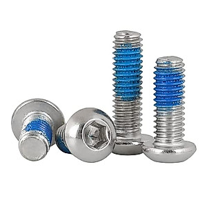 (10pcs) 304 Stainless Steel Round Head Hex Dispensing Anti-Shedding Bolts,for Electrical Accessories Or Industrial Etc.M6x20mm