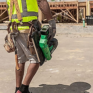 Metabo HPT 36V MultiVolt Cordless Framing Nailer | Uses 21 Degree Full Round Head Plastic Strip Nails | Includes Battery and Charger | NR3690DR