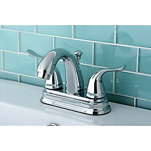 Kingston Brass Yosemite KB5615YL 4-inch Centerset Two Handle Lavatory Faucet, Oil Rubbed Bronze