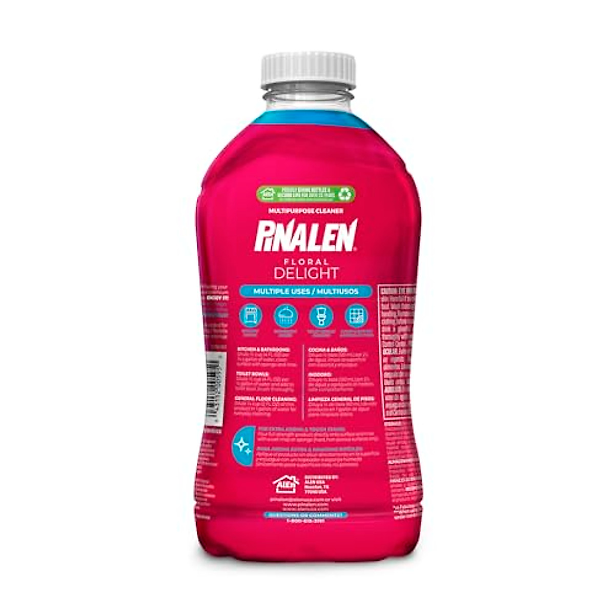 PINALEN Max Aromas Floral Delight Multipurpose Cleaner, Kitchen, Floor, Bathroom and Surface Cleaning Product for Home 56 fl.oz.