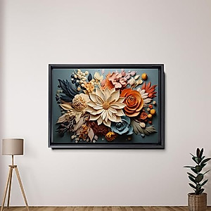 Large Neutral Decor, Living Room Painting BOHO Modern Canvas, Large Abstract Canvas Art Original 3D Abstract Prints, Modern Minimalist Wall Art