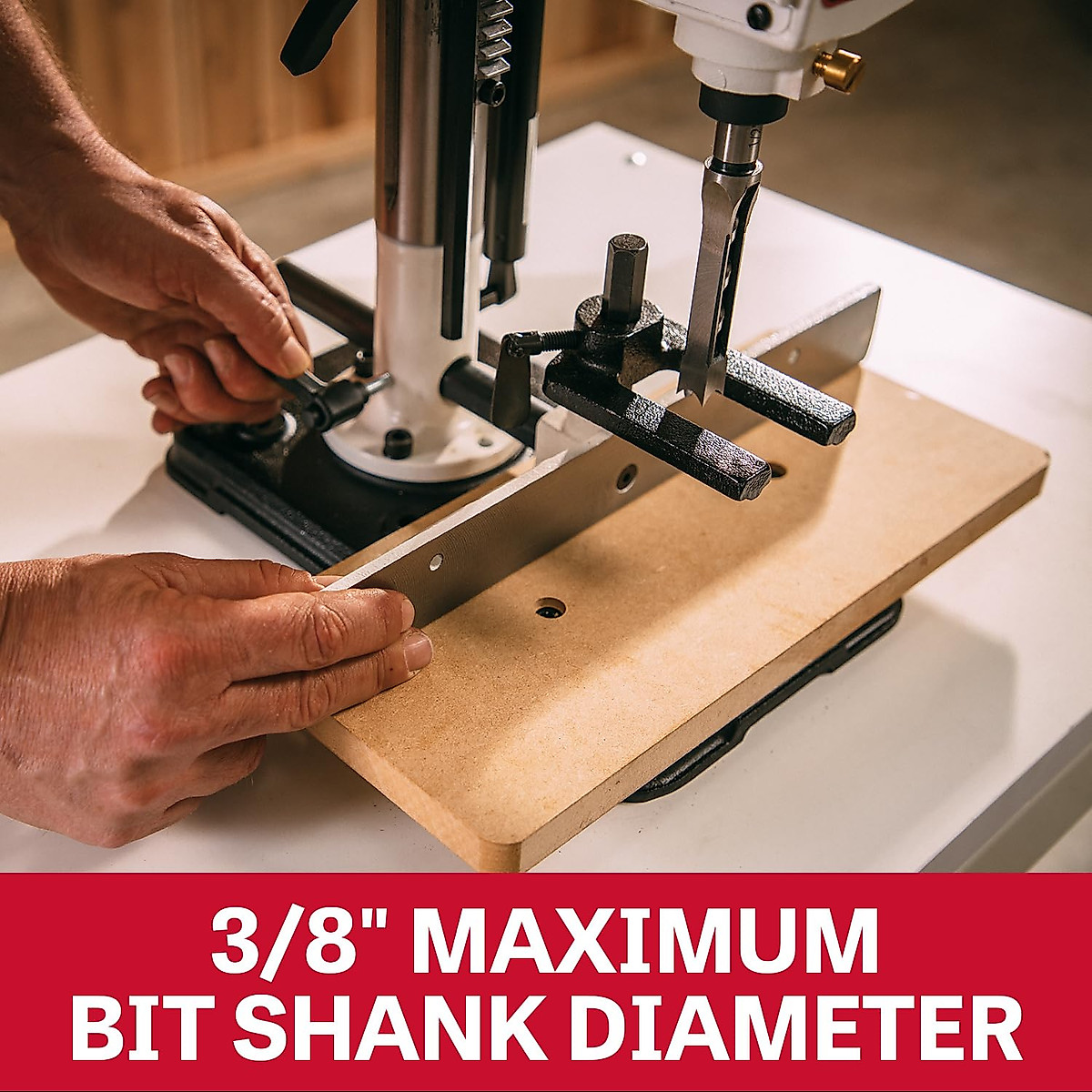 JET Benchtop Mortiser, 1/2" Chisel, 4-3/4" Stroke, 1Ph 115V (Model JBM-5)