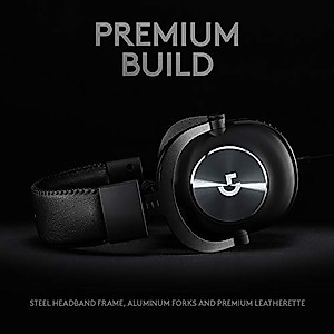 Logitech G PRO X Gaming Headset (2nd Generation) with Blue Voice, DTS Headphone 7.1 and 50 mm PRO-G Drivers, for PC, Xbox One, Xbox Series X|S,PS5,PS4, Nintendo Switch - Black