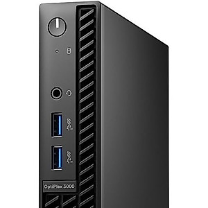 Dell OptiPlex 3000 Desktop Computer - Intel Core i5 12th Gen i5-12500T Hexa-core (6 Core) 2 GHz - 8 GB RAM DDR4 SDRAM - 256 GB M.2 PCI Express NVMe 3.0 x4 SSD - Micro PC - Black