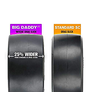Pro-line Racing 1/10 Big Daddy Wide Drag Slick MC Rear 2.2"/3.0" Drag Tire 2 PRO1018417