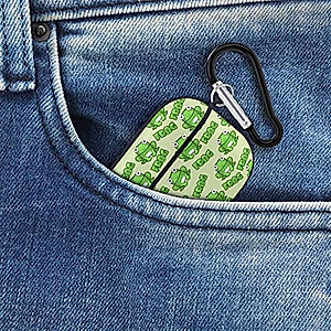 Frog AirPods Pro Case Cover Gifts with Keychain, Shock Absorption Soft Cover Airpods Pro Earphone Protective Case for Men Women