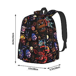 Fnaf backpacks Horror Game Midnight Bears backpack Bookbag bag 3d Casual Light Weight Backpack For Girls Boys Teens
