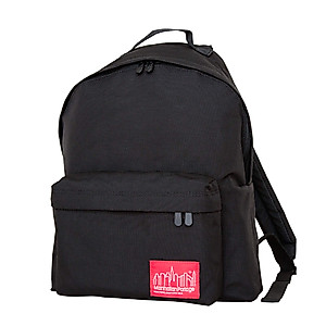 Manhattan Portage Big Apple Backpack (MD) With Water Resistant Coating 1000D Cordura® For Everyday Carry In Classic Design (Black)