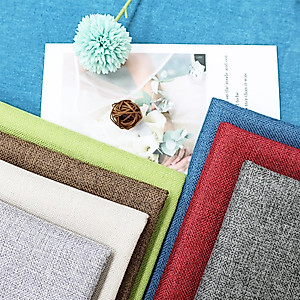 80x60 Inchess Natural Thickened Fabric Premium Linen Liner Multi-Purpose Linen Fiber Material for Gardening Wedding Table Runners Home Party Decorations Christmas (Beige)