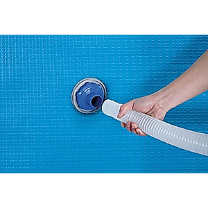Bestway Flowclear Wall Mount Surface Skimmer | Cleans Above Ground Pools | Attracts Floating Debris, One Size, Grey