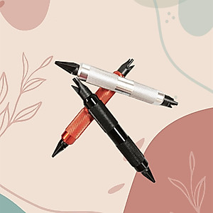 Case Prep Multitool-Inside Chamfer and Outside Deburring Tool,Primer Pocket Cleaners Reamers for Removing Crimps-Case Chamfer Deburring Hand Tools for Case Prep Reloading Fit Case17-45 (Orang)