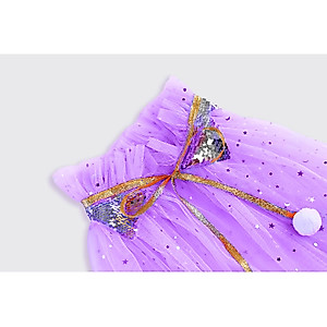 Aoiviss Princess Cape Set for Little Girl, 11PCS Princess Dress Up Clothes Cape Clock with Skirt for Girl 3-8 Birthday Gift