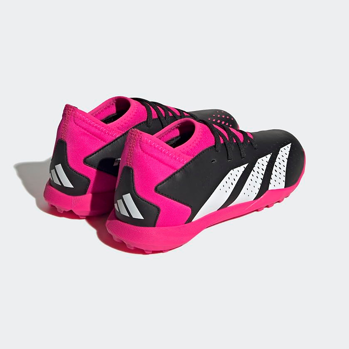 adidas Predator Match Unisex-Child Shin Guards Accuracy.3 Turf Black/White/Team Shock Pink 1