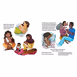 Mama Feeds Me All the Colors: A Book that Celebrates the Magic of Breastfeeding While Teaching Basic Colors to Babies