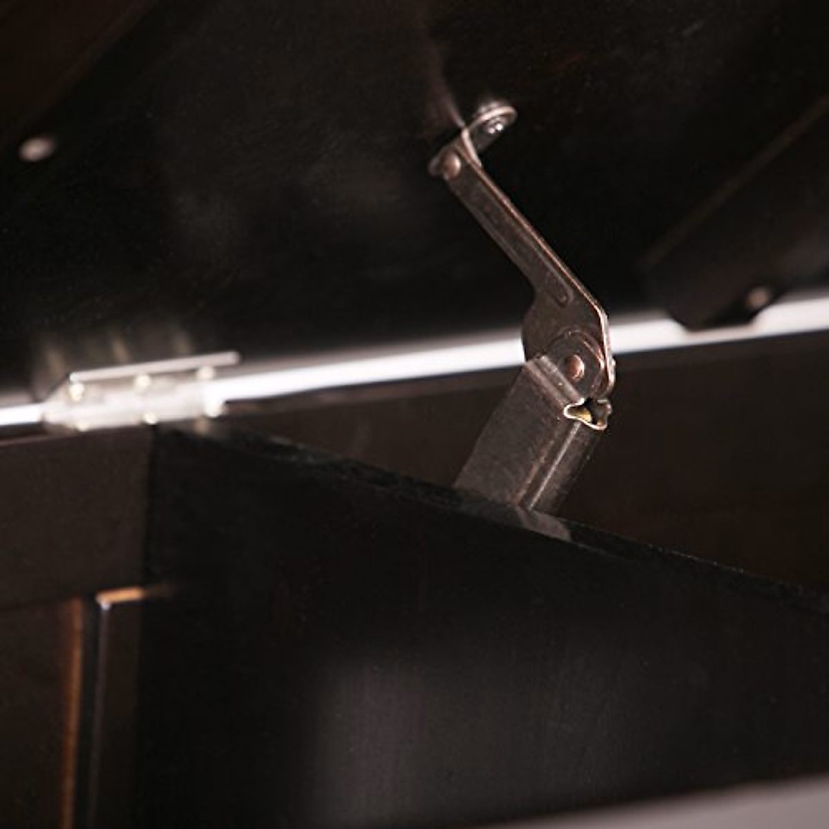 SIMPLIHOME Brooklyn SOLID WOOD 48 inch Wide Entryway Storage Bench with Safety Hinge, Multifunctional in Coffee Brown