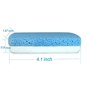 Maryton Glass Pumice Stone for Feet, Callus Remover and Foot Scrubber & Pedicure Exfoliator Tool Pack of 2