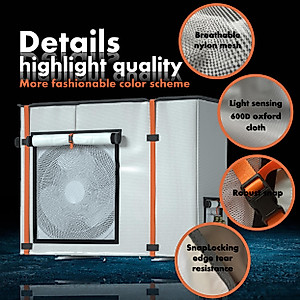 Air Conditioner Cover, Outdoor Mini Split Cover for Air Conditioner Outside Unit, Can be Used in Air Conditioner Operation, AC Protector for All Seasons, 33"L x 13"W x 25"H for 9000-24000 BTU