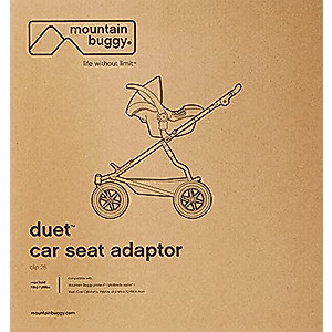 Mountain Buggy Car Seat Adapter for Mountain Buggy Protect, Phil&teds Alpha, Maxi COSI Mico and Cybex Aton to Duet, Single