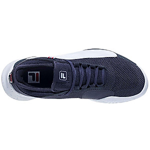 Fila Mondo Forza Womens Tennis Shoe White/Fila Navy/White (US Footwear Size System, Adult, Women, Numeric, Medium, 7.5)