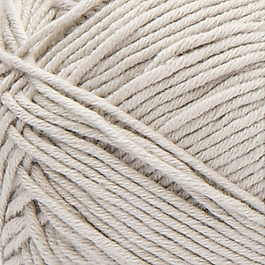 Bernat Softee Cotton Yarn, Feather Gray