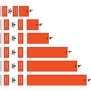 White Water Archery Non-Laminated Skull and Swords Calico Jack Orange Flag Traditional Arrow Wraps 15 Pc Choose Length Width (5, 1.12)