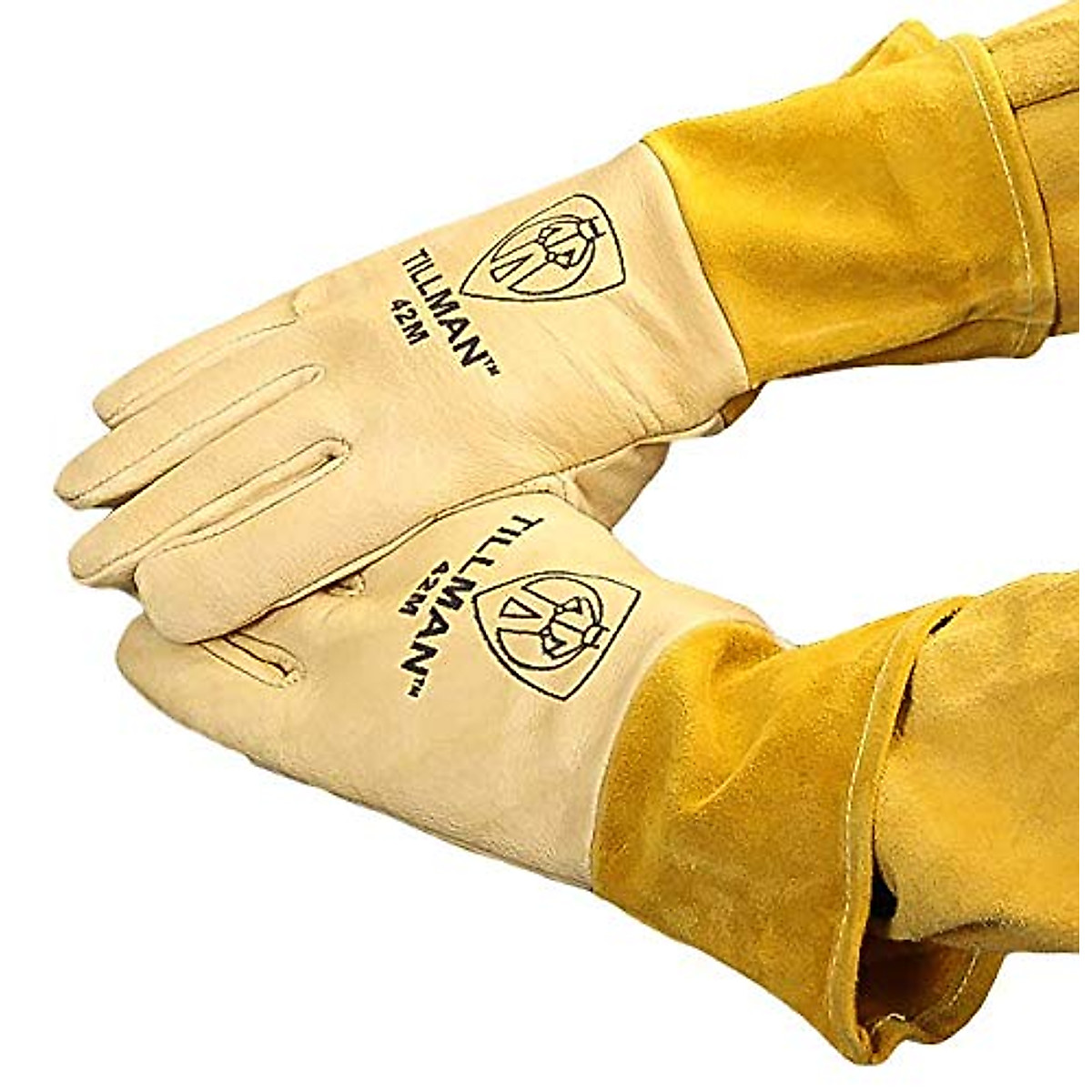 Tillman Welding Safety Gloves, 42m, Tan