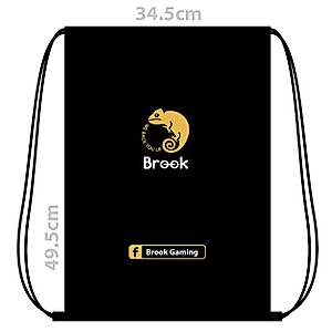 Brook X ONE Adapter with Drawstring Bag - Wireless Rechargeable Battery Converter for Xb One Controller Adapter on PS4, Switch, PC(XID), XB Gaming Converter - Wolf Gray
