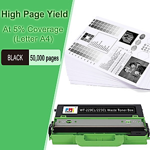 1 Pack Compatible for Brother WT-220CL Waste Toner Box WT-223CL Waste Toner Box Replacement for MCF-9340CDW HL-3140CW 3170CDW L3210CW L3230CDW L3270CDW 9130CW L3290CDW MFC-L3710CW L3770CDW