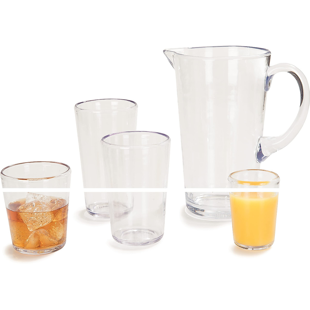 Carlisle FoodService Products MIN544207 Mingle High Ball, 19 oz, Tritan, Clear (Pack of 12)