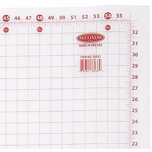 Sullivans 36"x59" Cutting Mat for Home Hobby Table, White