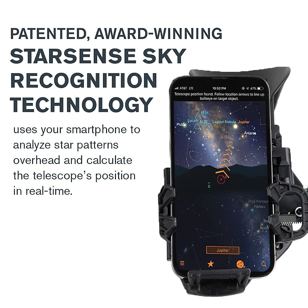 Celestron–StarSense Explorer 10-inch Dobsonian Smartphone App-Enabled Telescope – Works with StarSense App to Help You Find Nebulae, Planets & More –10-inch DOB Telescope – iPhone/Android Compatible